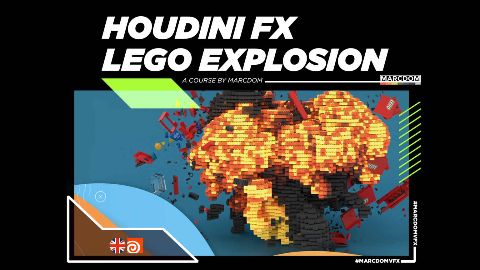 Houdini FX Lego Explosion English